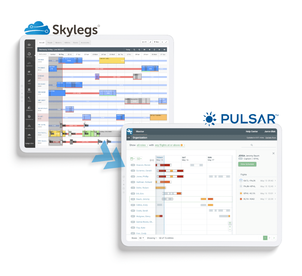 Crew Fatigue Risk Management | Skylegs & Pulsar Informatics